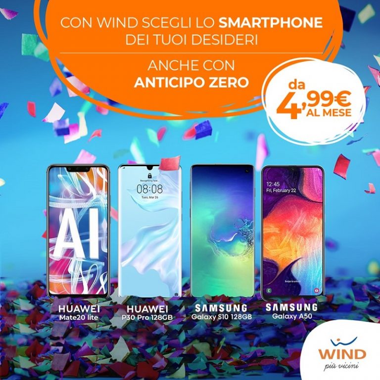 Wind propone offerte speciali fino a 100 Giga da 7,99 euro al mese ...