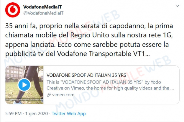 Vodafone, dal VT1 al 5G: 35 anni fa la prima chiamata mobile del Regno ...