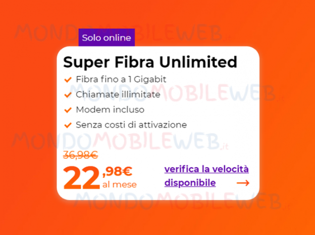 WINDTRE Super Fibra CB: nuovi prezzi tutto incluso per l'offerta online ...