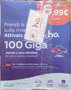 ho. Mobile: in alcune regioni SIM omaggio in edicola con TV Sorrisi e ...